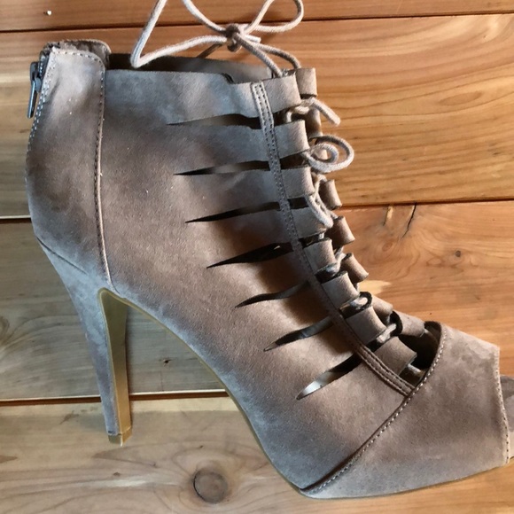 Fergalicious | Shoes | Fergalicious Lace Up High Heel | Poshmark